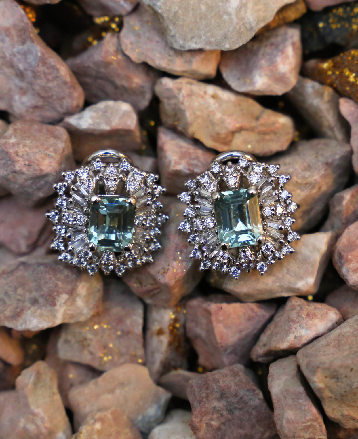 Aqua Marine in a Diamond Mine