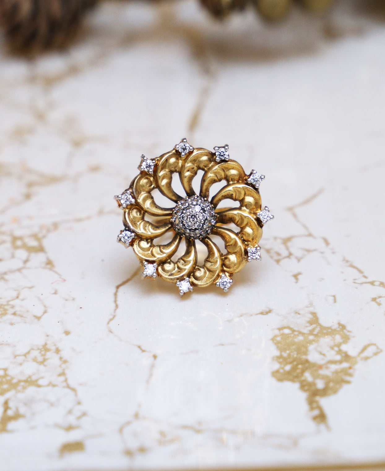 Matte Finished Texture Ring